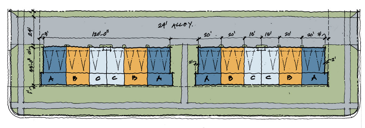 Example of a housing feasibility study with four options - KGA
